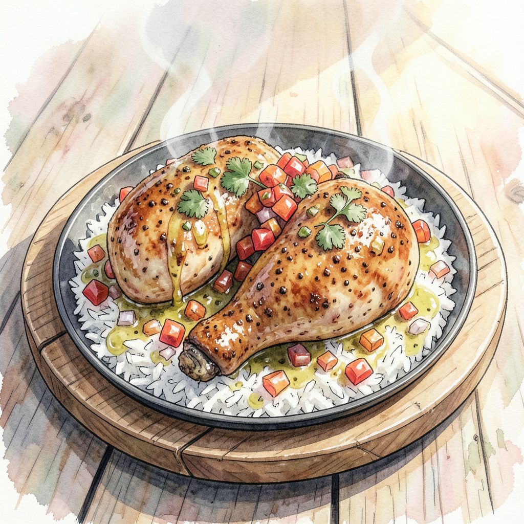 Peri Peri Chicken and Rice Recipe: Spicy One-Pan Wonder - I Love ...